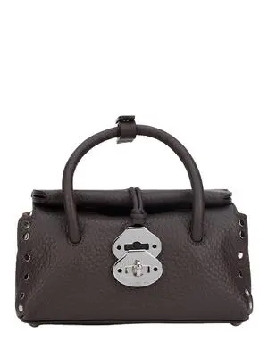 ZANELLATO Structured Mini Shoulder Handbag - Brown