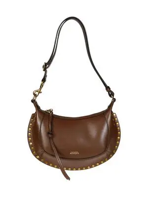Isabel Marant Étoile ISABEL MARANT Moon Detail Leather Mini Bag Marrone