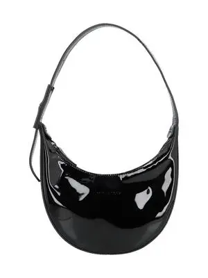 Longchamp LONGCHAMP Le Roseau Essential Mini Hobo Bag In Calf Leather Black