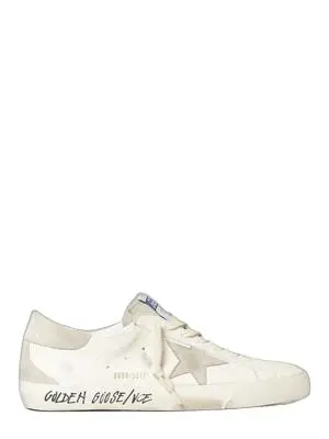 GOLDEN GOOSE Suede Star Sneakers - Whiteicegr