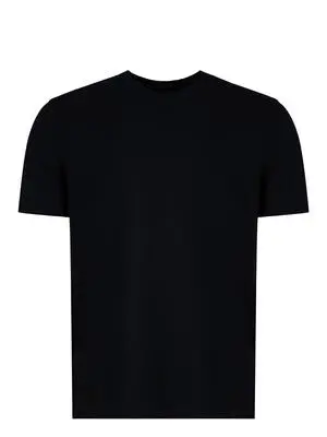 SLOWEAR 100% Cotton Crew-neck T-shirt - Black