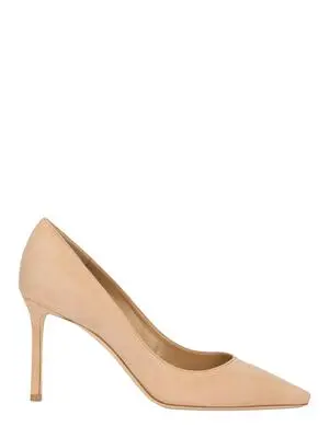 JIMMY CHOO JIMMY CHOO Romy 85 Suede Point-Toe Pumps