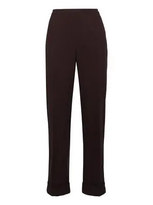 ASPESI ASPESI High-Rise Cotton Trousers With Roll-Up Cuffs