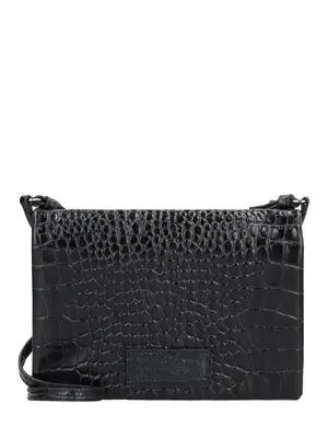 MAISON MARGIELA MM6 MAISON MARGIELA Crocodile-Effect Leather Mini Shoulder Bag