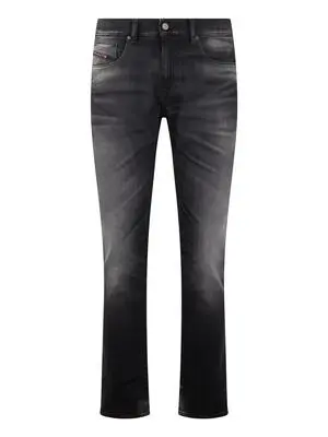 DIESEL® Slim Fit Straight Leg Jeans - Black