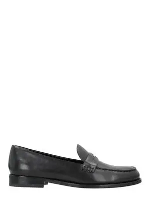 TORY BURCH Tory Burch Leather Moccasin Loafers With Rounded Toe