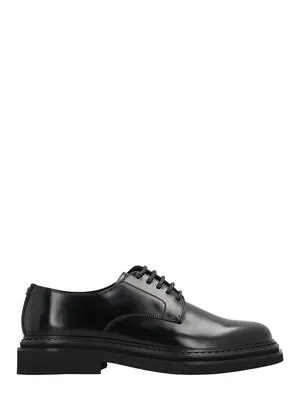 Dolce & Gabbana Brushed Calfskin Derby Shoes - Black