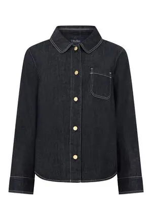 Max Mara Classic Denim Shirt - Black