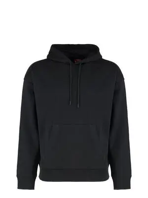 DIESEL® DIESEL Ribbed-Edge Cotton Hoodie