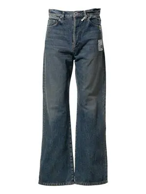 Mihara Yasuhiro Styled Denim Jeans - Navy