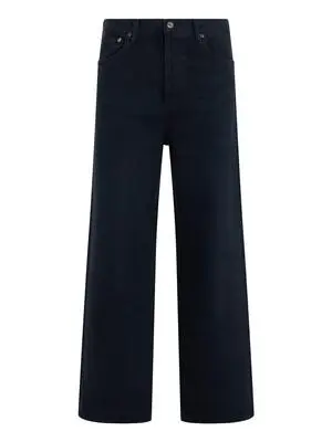 AGOLDE Straight Wide Leg Denim Trousers - Blue