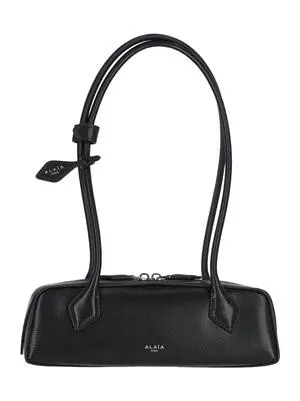 Alaïa Le Teckel Small Bag In Goatskin - Black