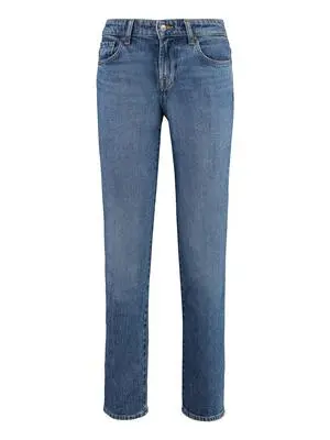 7 For All Mankind 7 For All Mankind Calie Straight-Leg Jeans Denim