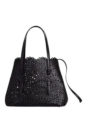 Alaïa Mina 25 Mini Tote Bag - Noir