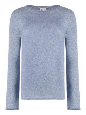 THE ALPHABET THE ALPHABET Knit Silk-Cashmere Blend Pullover Blue