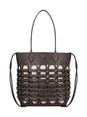 SALVATORE FERRAGAMO FERRAGAMO Gancini Hook M Tote Handbag