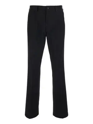 Amiri Script Cotton Slim Flare Pants - Black