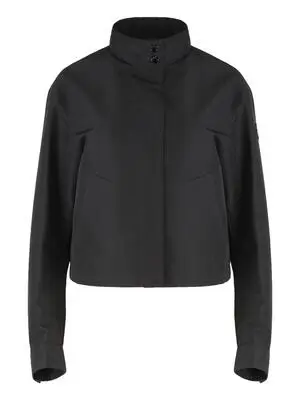 Moncler Krovanh Padded Jacket With Logo Patch - Black