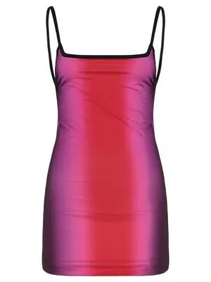 ATTICO THE ATTICO Mini Beach Dress With Gradient Dye Effect
