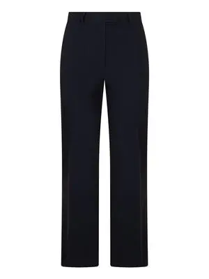 Max Mara Sleek High-waist Straight-leg Trousers - Black
