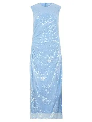 Veronica Beard Sequin Midi Dress - Light Blue