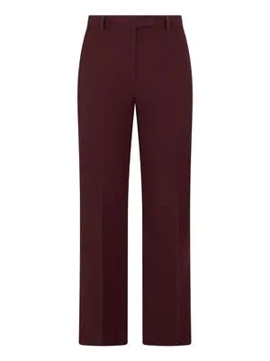 Max Mara Straight-leg High-waist Trousers - Brown