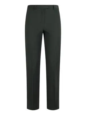Max Mara Straight Leg Pants With Elasticized Waist - Black