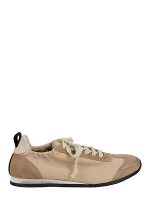 UMA WANG Calfskin Leather Lace-up Sneakers - Beige