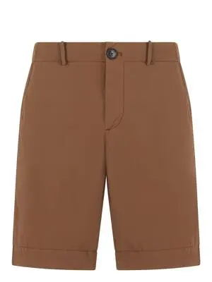 RRD Straight-cut Technical Fabric Bermuda Shorts - Brown
