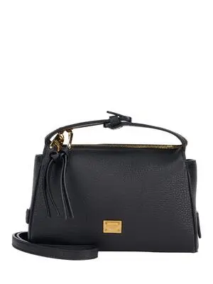 Dolce & Gabbana Vittoria Leather Shoulder Bag - Black
