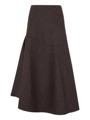 Our Legacy Maxi Skirt With Flowing Silhouette - Brown