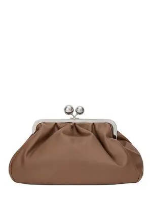 Max Mara Pasticcino Sheepskin Shoulder Bag - Brown
