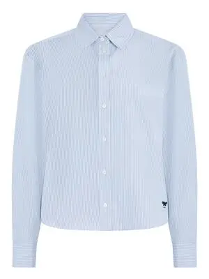 MAX MARA WEEKEND MAX MARA Striped Cotton Poplin Button-Down Shirt With Long Sleeves