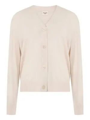 MAX MARA WEEKEND MAX MARA Cropped Wool-Silk-Cashmere Cardigan