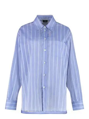 ETRO ETRO Striped Cotton Shirt With Silk Detailing