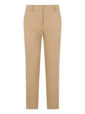 MAX MARA WEEKEND MAX MARA Cotton Blend Trousers With Pleats