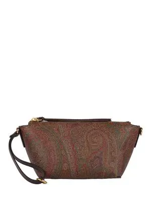 Etro Mini Arnica Jacquard Paisley Handbag - Brown
