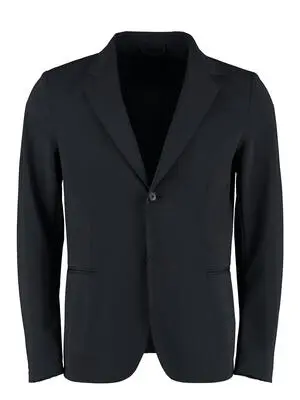 THE ALPHABET THE ALPHABET Single-Breasted Two-Button Jacket Black