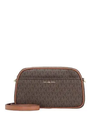 MICHAEL KORS MICHAEL MICHAEL KORS Jet Set Coated Canvas Mini Camera Handbag