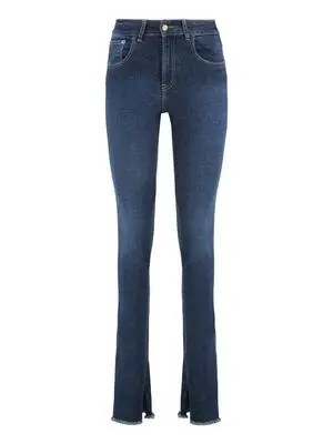 LOIS Triana Mid-rise Flared Denim Jeans - Blue