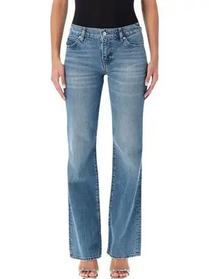 FRAME FRAME High-Rise Straight-Leg Jeans