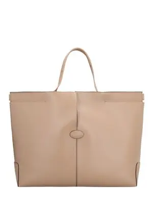 TOD`S Tod's Di Bag Folio In Leather Medium - Brown