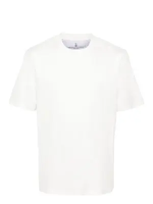 Brunello Cucinelli Crewneck T-shirt - Offwhite