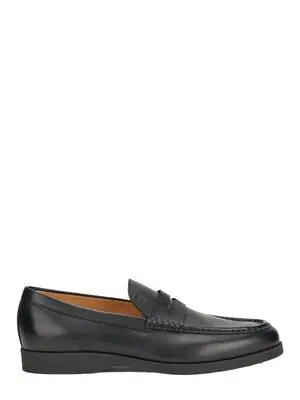 TOD`S Tod's Leather Slip-on Loafers - Black