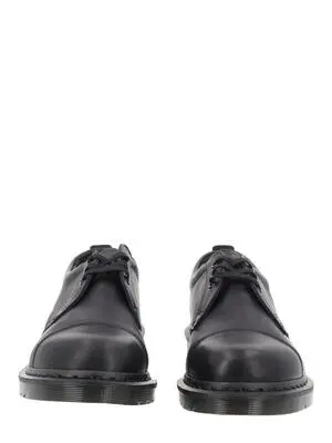 Dr. Martens Leather Derby Shoes - Black