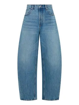 Alexander Wang ALEXANDER WANG High-Waist Wide-Leg Jeans With Belt Denim