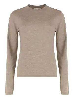 Max Mara MAX MARA Lightweight Seamless Cashmere Knit Sweater Beige