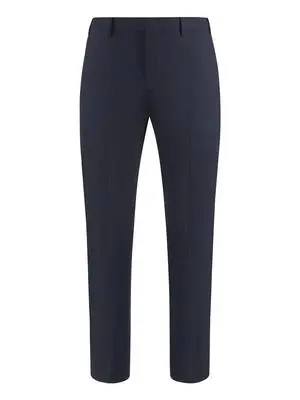 PT TORINO Stretch Wool Trousers - Blue