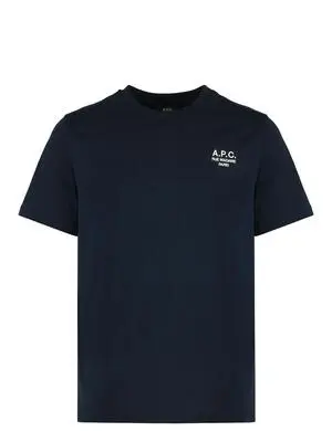 A.p.c. Standard Cotton Crew-neck T-shirt - Blue