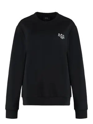 A.p.c. Ribbed Cotton T-shirt - Black